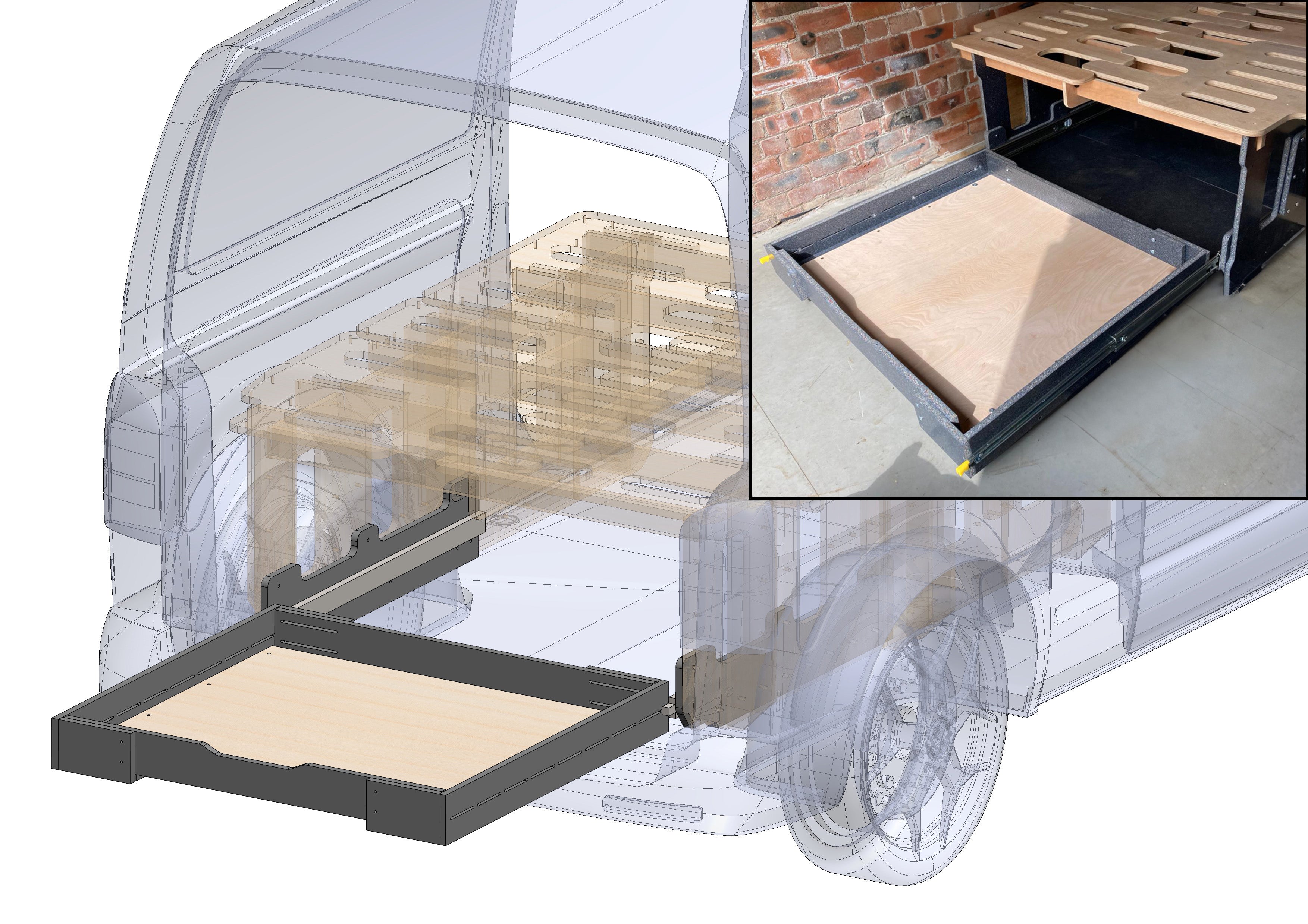 FMR 'Bolt On' Rear Drawer Module – Orbvans